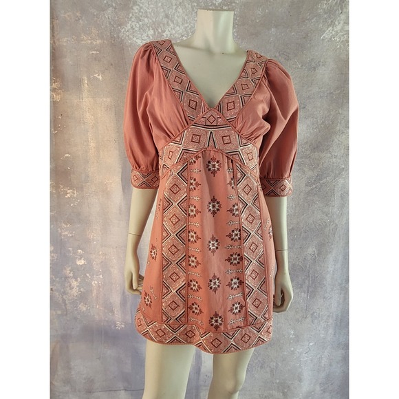 Love Sam | Dresses | Nwt Love Sam Embroidered Cotton Mini Aline Dress ...